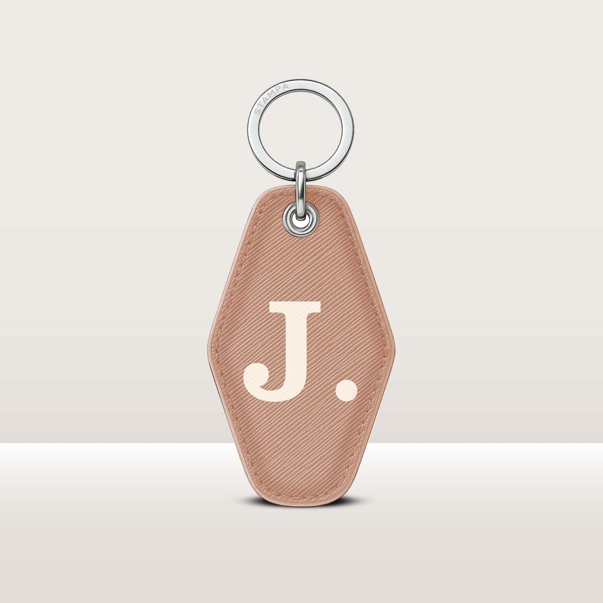 SIGNATURE KEY RING OVERSIZED FONT
